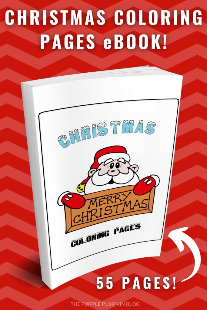 55 Page Christmas Coloring Pages Book! (Print-at-Home)