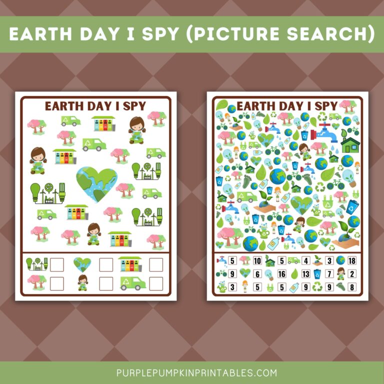 Printable Earth Day Activity Pack (9 Earth Day Activities!)