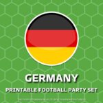 Printable England Football Party Set (World Cup)
