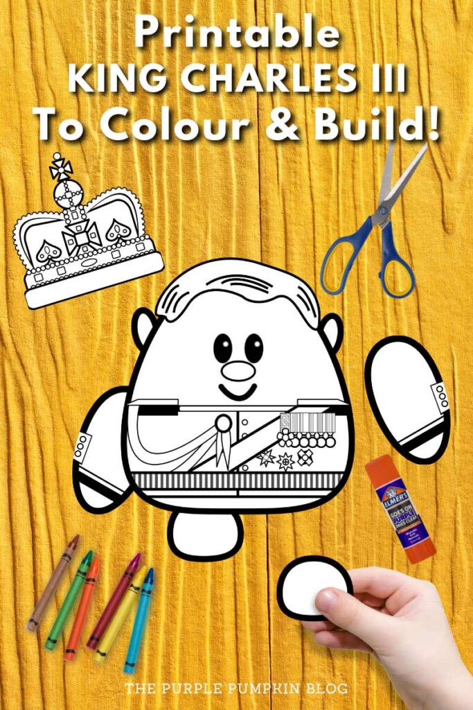 Printable Colour & Build A King's Guard