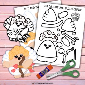 Printable Color & Build a Mad Scientist